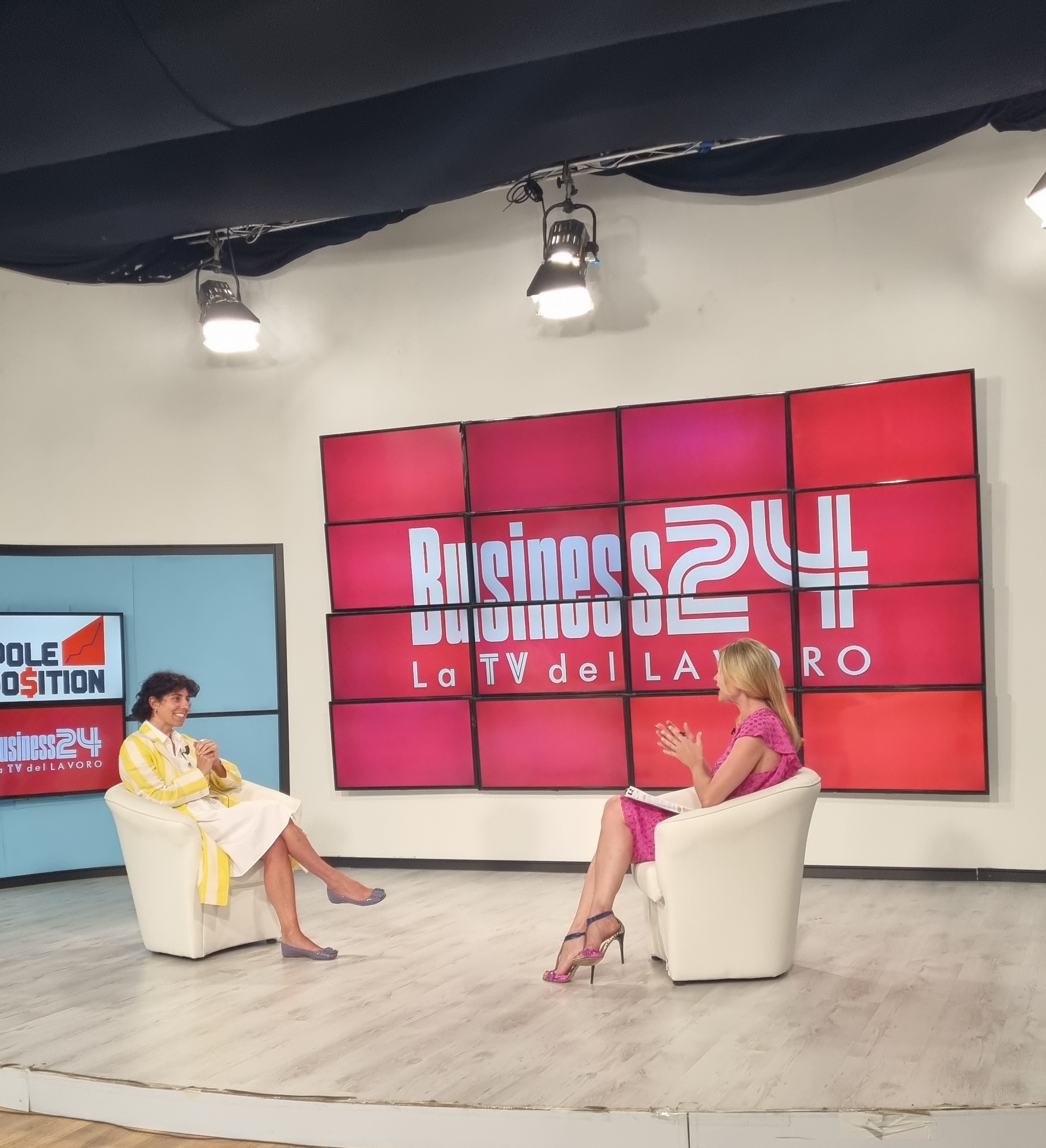 Valentina Moretti a Pole Position - Business24 La TV del Lavoro - MORE